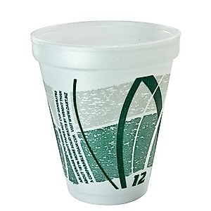 Dart 12J16E 12 oz Impulse Foam Cup (Case of 1000)