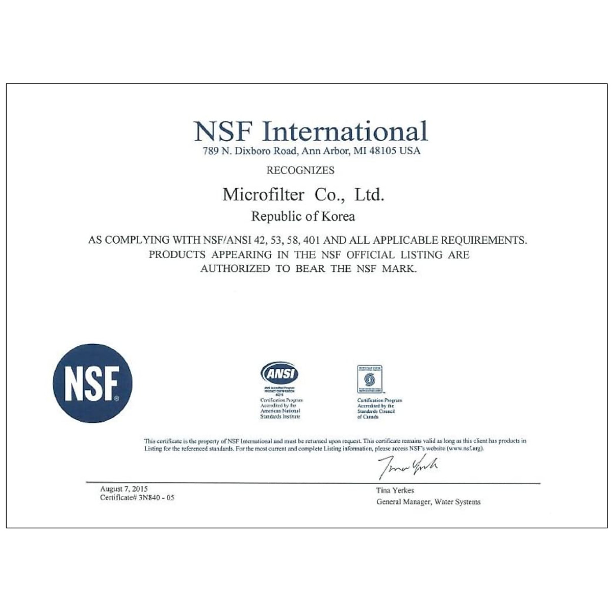 Microfilter MICROFILTER FLUUX H17-SD3,Sediment,Under Sink Water Filter 21K Gallons ,Includes Head,2Pack