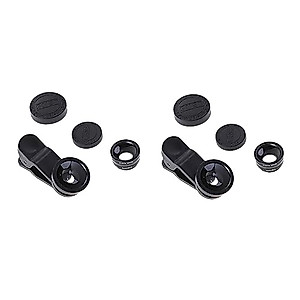 NOLITOY 2PCS Phone Lens Wide Angle Lens Smartphone Phones Smartphones Fish Eye Lens for Phone 13 3 in 1 Phone Camera Lens Phone fisheye Lens Optical Lenses Phone Clip-on Camera Lens Triple