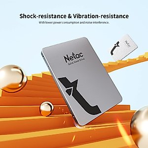 Netac 1TB SATA Internal Solid State Drive SSD Up to 550MB/s 2.5 Inch Internal SSD 3D NAND Easy to Install for Laptop Computer Upgrade Speed Game