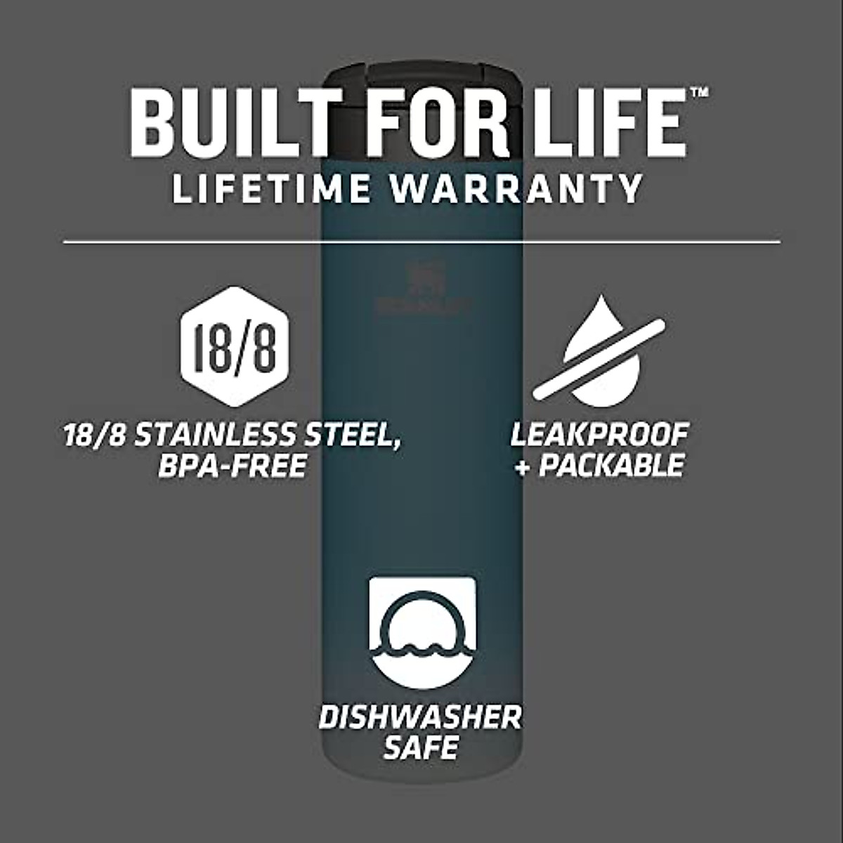 Stanley AeroLight Transit Bottle, Vacuum Insulated Tumbler for Coffee, Tea and Drinks with Ultra-Light Stainless Steel