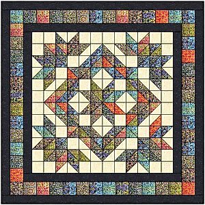 Quilt Kit Mystical Sky 2 Beautiful QT Fabrics/Pre Cut & Ready to Sew!!