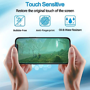 [2 Pack] Privacy Screen iPhone 12 Pro Max Full Edge Coverage Tempered Glass Screen Protector for iPhone 12 Pro Max, Anti-Spy, Shatterproof, Bubble Free, Anti-Fingerprint, Touch Sensitive, Case Friendly, Easy Installation