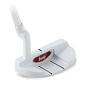 Bionik 105 Nano White Golf Putter Right Handed Semi Mallet Style with Alignment Line Up Hand Tool 36 Inches XL Tall Lady Perfect for Lining up Your Putts