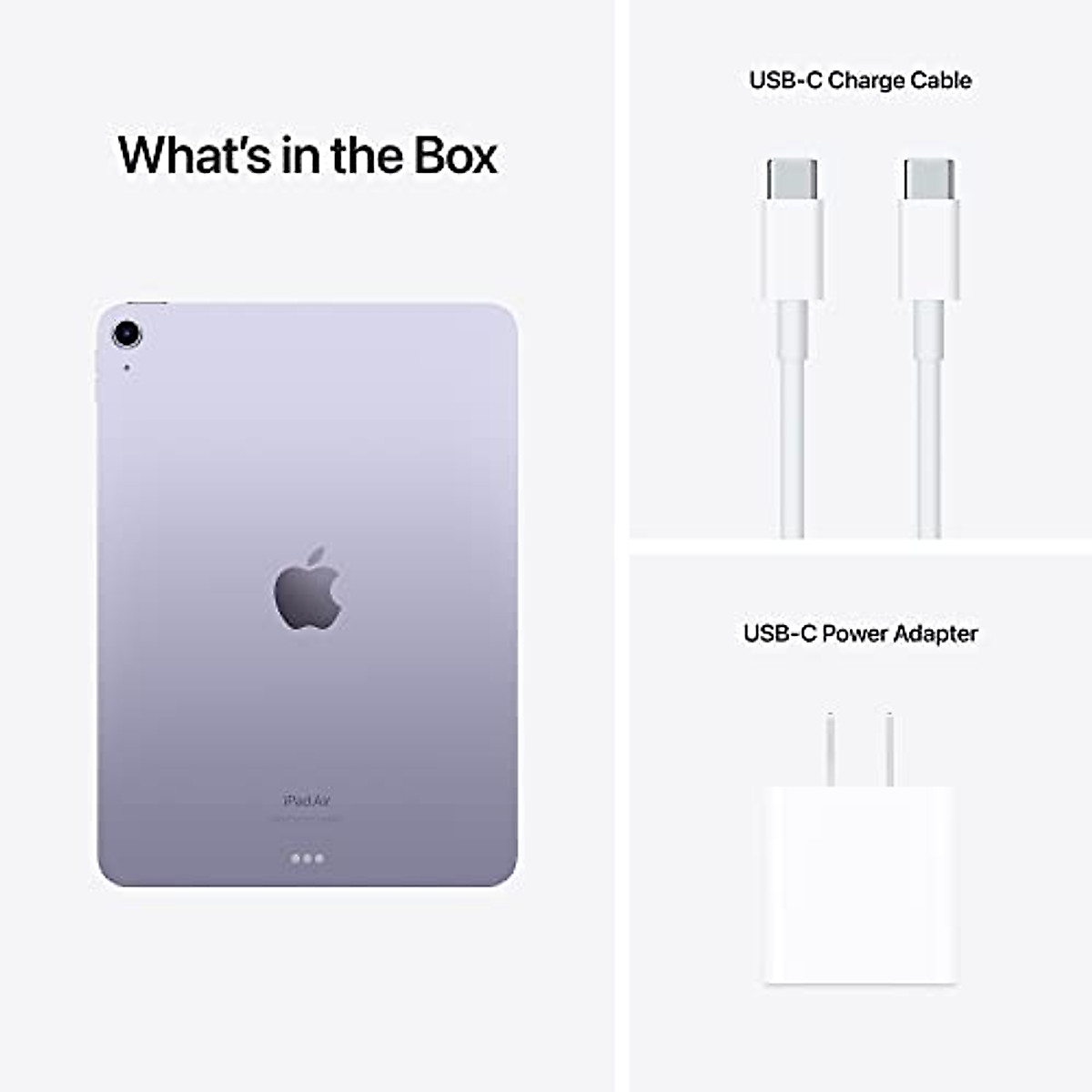 Apple 2022 iPad Air (10.9-inch, Wi-Fi, 64GB) - Purple (5th Generation)