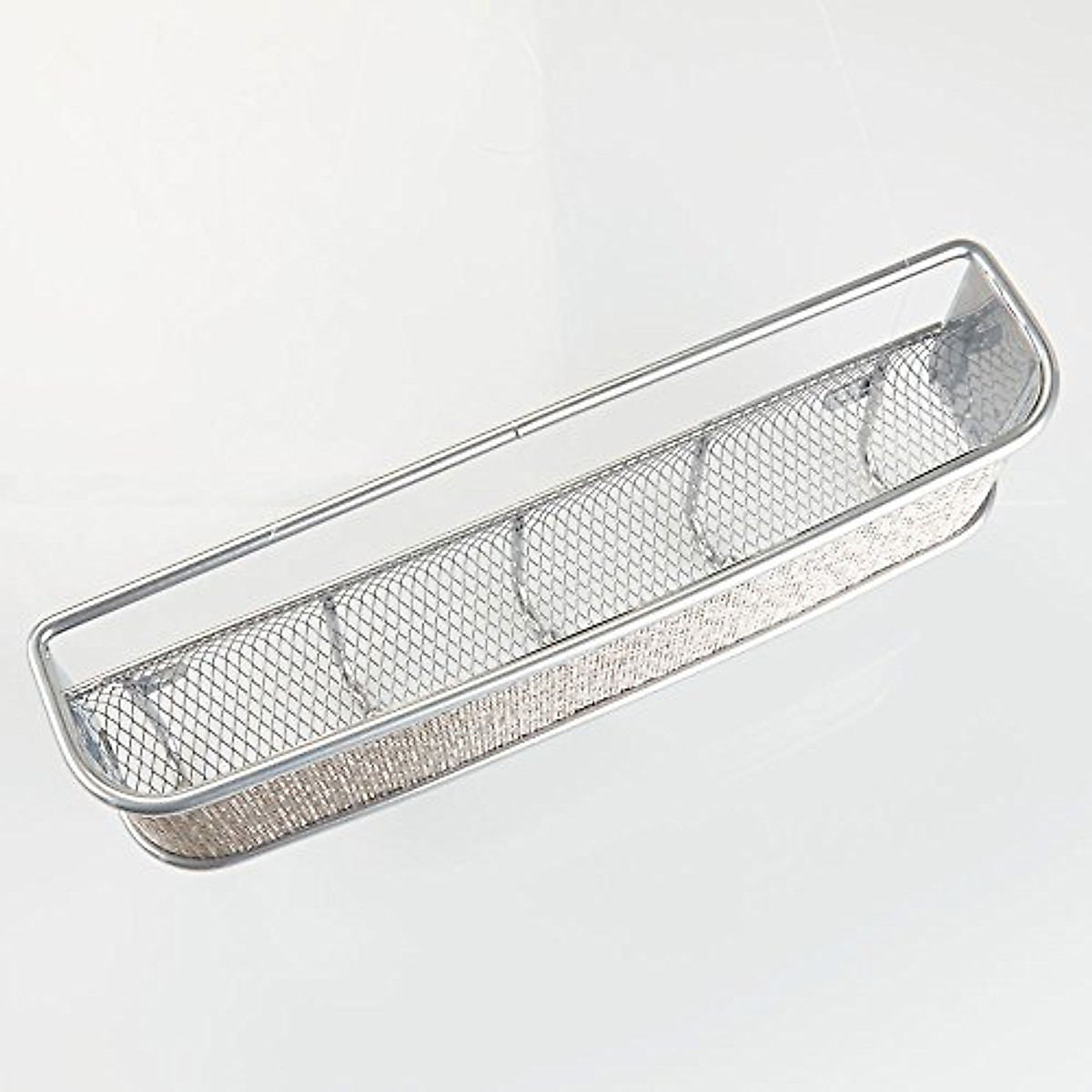 iDesign Twillo Metal Wall Mount Key and Mail Rack, 5-Hook Organizer for Kitchen, Mudroom, Hallway, Entryway, 10.5" x 2.5" x 4.5" - Metallico