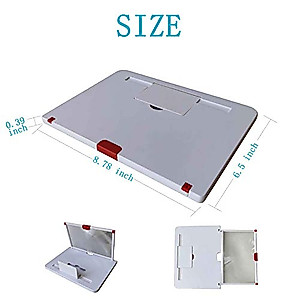 12" Screen Magnifier for Cell Phone 3D HD Magnifing Projector Screen Enlarger Smartphone Desktop Bracket Universal Cellphone Screen Magnifier Holder (Black)