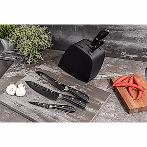Rockingham Forge Ashwood Series 4" Paring Knife Kitchen Peeling Knife with Ice Hardened Vanadium Steel Blades