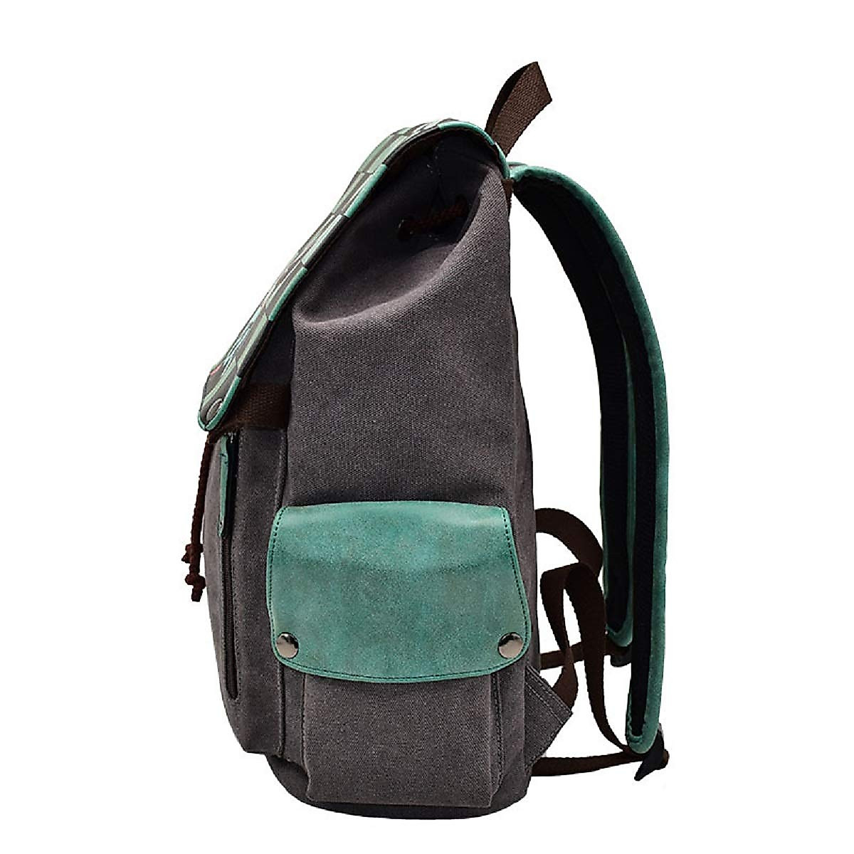 Afoxsos Japanese Anime Backpacks - Unisex Canvas Shoulders bag for school and office(10.6"x4.7"x16.5"Inh,Multicolors)