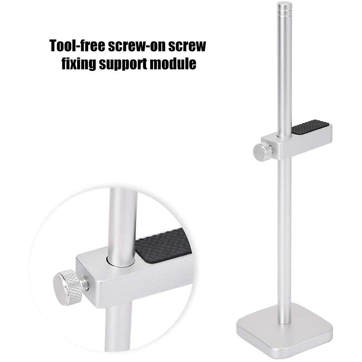 Graphics Card GPU Brace Support, Video Card Sag Holder Bracket, GPU Stand, Anodized Aerospace Aluminum (Silver)