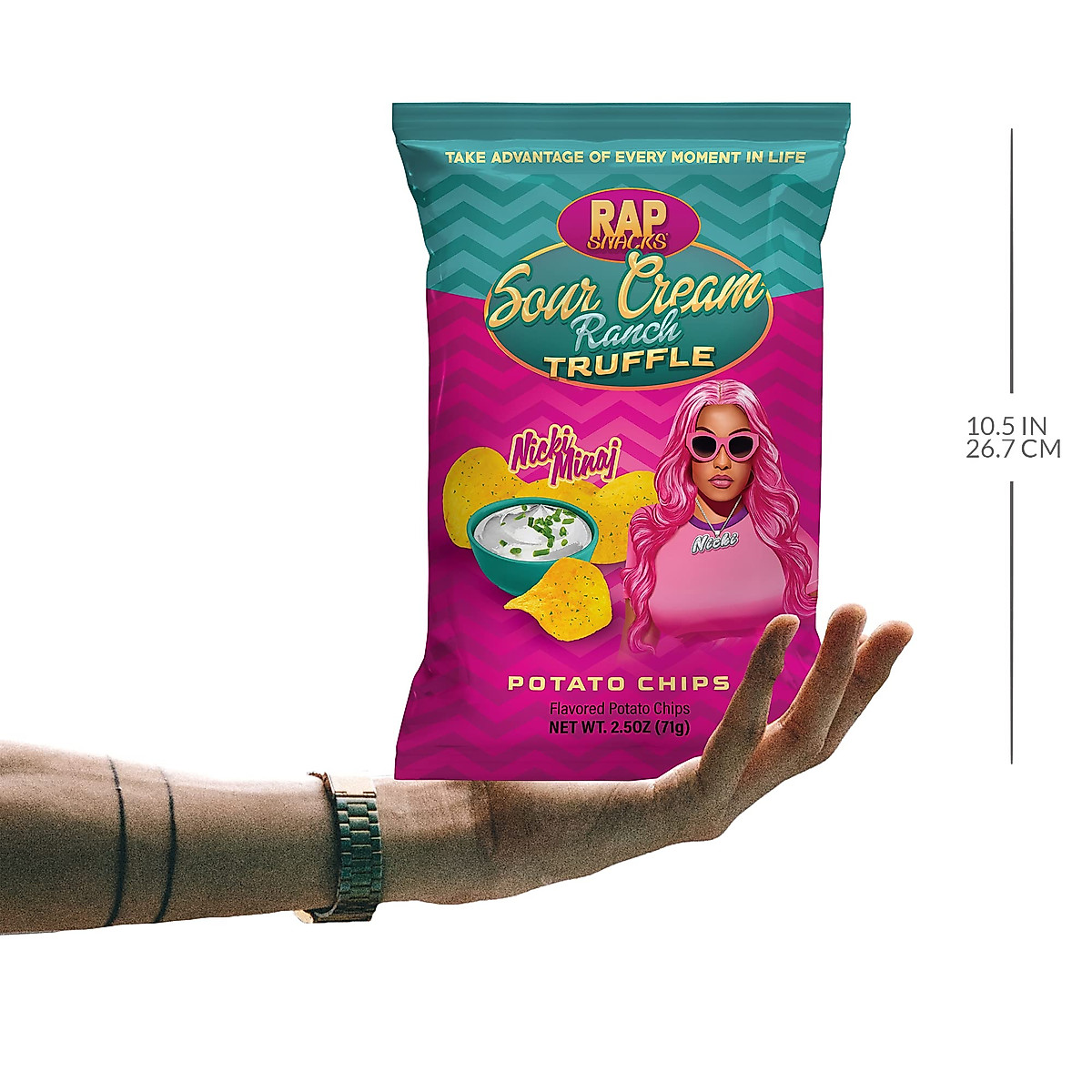 Rap Snacks Nicki Minaj Sour Cream Ranch Truffle Chips -Pack of 6 — 🛍️ ...