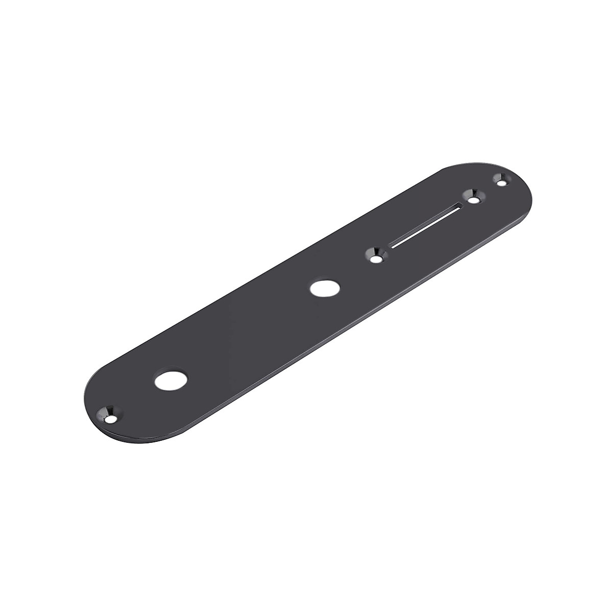 Rubatone Guitar Control Plate for Fender Tele Telecaster Squier Style Electric Guitar Metal Black 34.2mm Width.