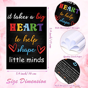 Kenning 3 Pcs Teacher Appreciation Week Gifts Set Include Inspirational Notebook with Quote, Zippered Makeup Bag and Bracelet with Initial for Teacher Week, Birthday, Back to School(Letter C)