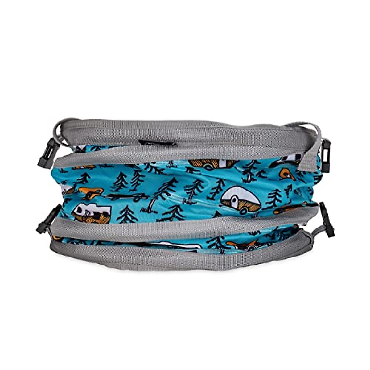 Camco Life is Better at The Campsite Pop-Up Cooler, Sketch Design | Features a Water-Resistant Interior and Built-in Bottle Opener | Holds Up to a 12-Pack of Bottled or Canned Drinks (53417)