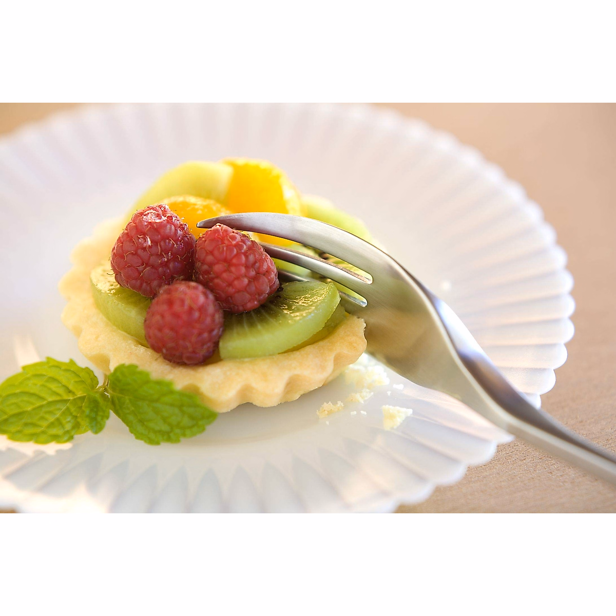 Knork Original Fork, Single Piece, silver gloss