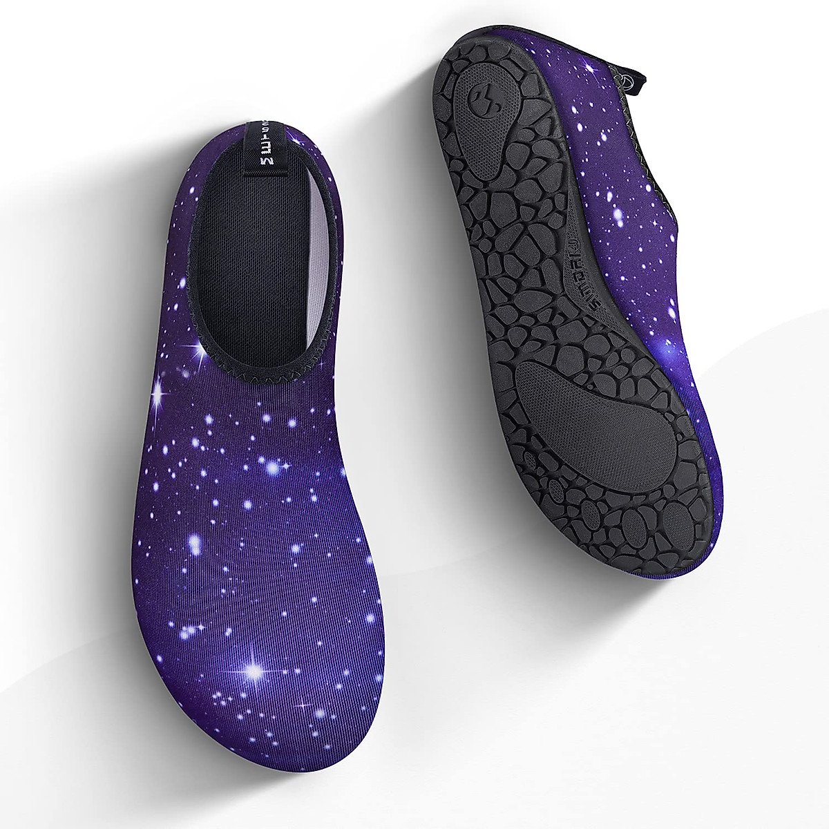 SIMARI Water Shoes for Women Men Aqua Socks Swim Surf Beach Barefoot Yoga Travel Camping Essentials Kayak Boat Accessories Quick-Dry Non Slip Adult Youth SWS002