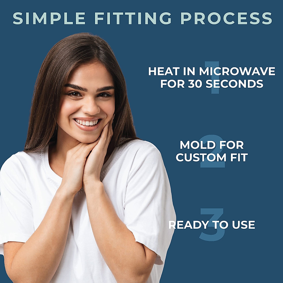 Kloud Night Guard - Mouth Guard for Clenching Teeth and Grinding Teeth, 2 Pack Custom Moldable Dental Mouth Guard