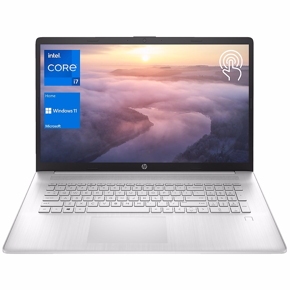 HP 2023 Latest Premium Laptop, 17.3" HD+ Touchscreen, 13th Gen Intel Core i7-1355U, 16GB RAM, 1TB PCIe SSD, Webcam, FP Reader, Wi-Fi 6, Windows 11 Home