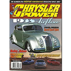 CHRYSLER POWER MAGAZINE, WORLD'S FASTEST MAX WEDGE OCTOBER, 2018