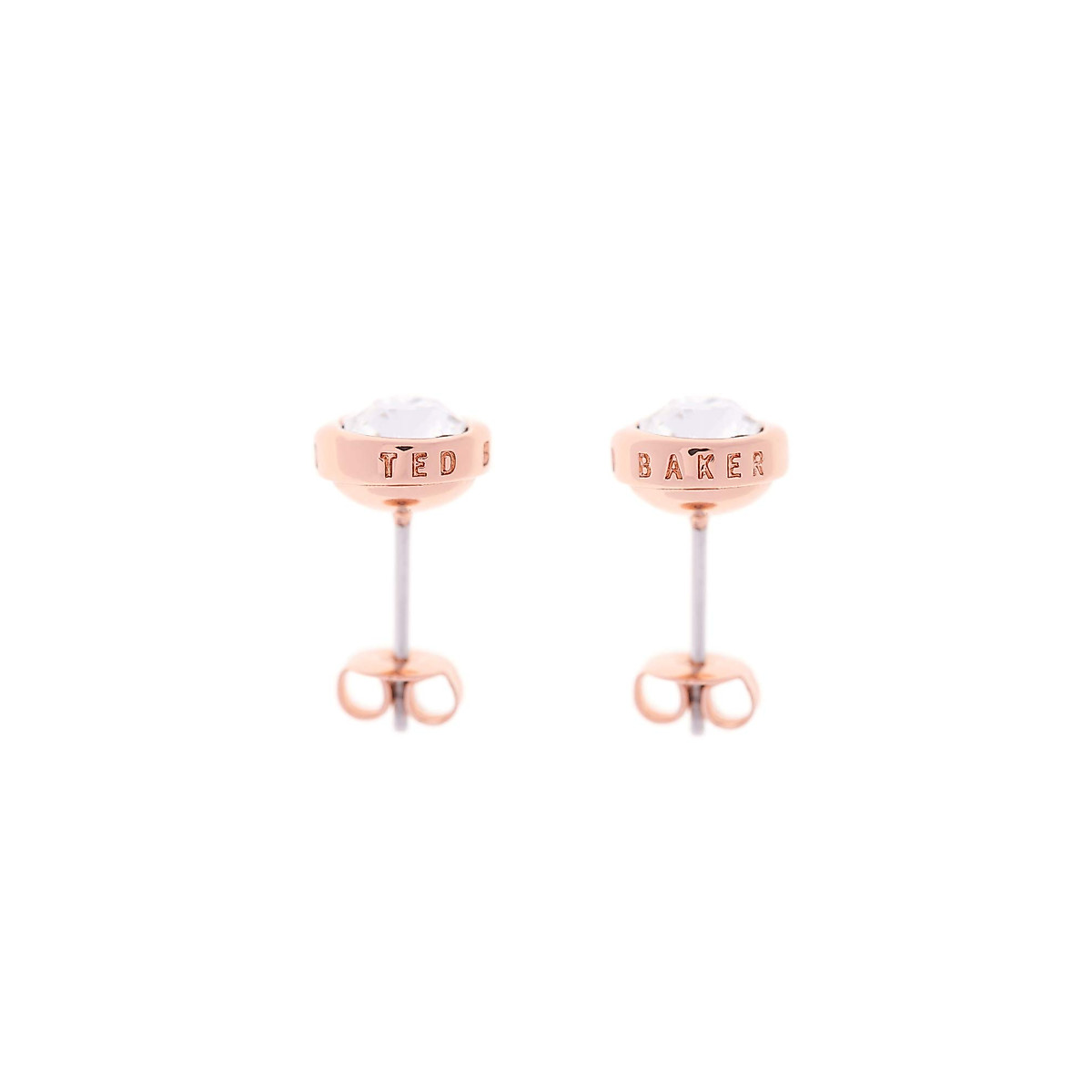 Ted Baker Sinaa Crystal Stud Earrings - Silver or Rose Gold Tone Options