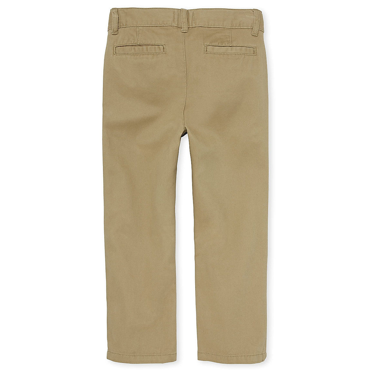 The Children's Place boys Chino Pants, Flax/New Navy 2 Pack, 12 US