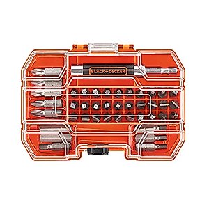 BLACK+DECKER Screwdriver Bit Set, 42-Piece (BDA42SD)