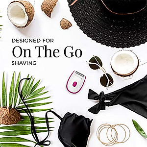 Remington WSF4810US Smooth & Silky On the Go Shaver, Wet/Dry Razor with Hypoallergenic Foil, Color/Design May Vary