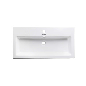 Pierre 32 Single, Freestanding, Open Shelf, Matte Black Metal Frame Bathroom Vanity