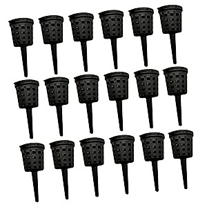 YARNOW 50pcs Garden Pot with Grow Lid Bonsai Fertiliser Orchid Cover Baskets Portable Container Holder Plastic Potted Propagation Rooting for Flower Basket Fertilizer Plant