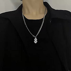 Honbay 60PCS Alloy Dollar Sign Charms Pendant Money Bag 100 Dollars Bill Pendants for Earrings Bracelet Necklace Jewelry Making (6 Style)