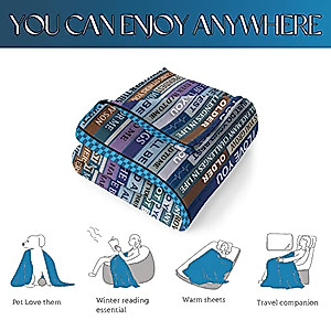 Son Gifts from Mom - Son Gifts Blanket 50" X 60" - Birthday Gifts for Son - to My Son Blanket from Mom - Son Graduation Gifts Ultra-Soft Warm Flannel Throw Blanket for Bed Sofa