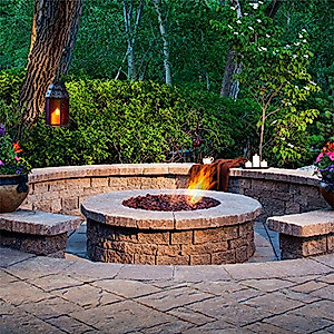 Black 1-3 Inch Lava Rock | Fireproof and Heatproof Volcanic Lava Rock, Perfect for Fire Pits, Fireplaces, BBQs and More. Indoor and Outdoor use - Natural Stones | 10 Pounds