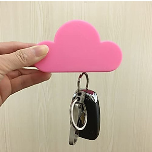 JQYXSS Creative Novelty Cute Cloud Shape Magnetic Magnets Key Holder,Used to Save Keys, Home Decoration, or as a Gift to Friends and Relatives