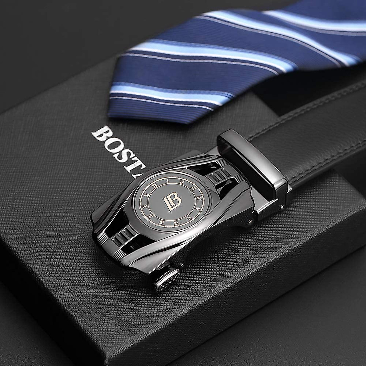 BOSTANTEN Leather Backpack bundle Mens Belts