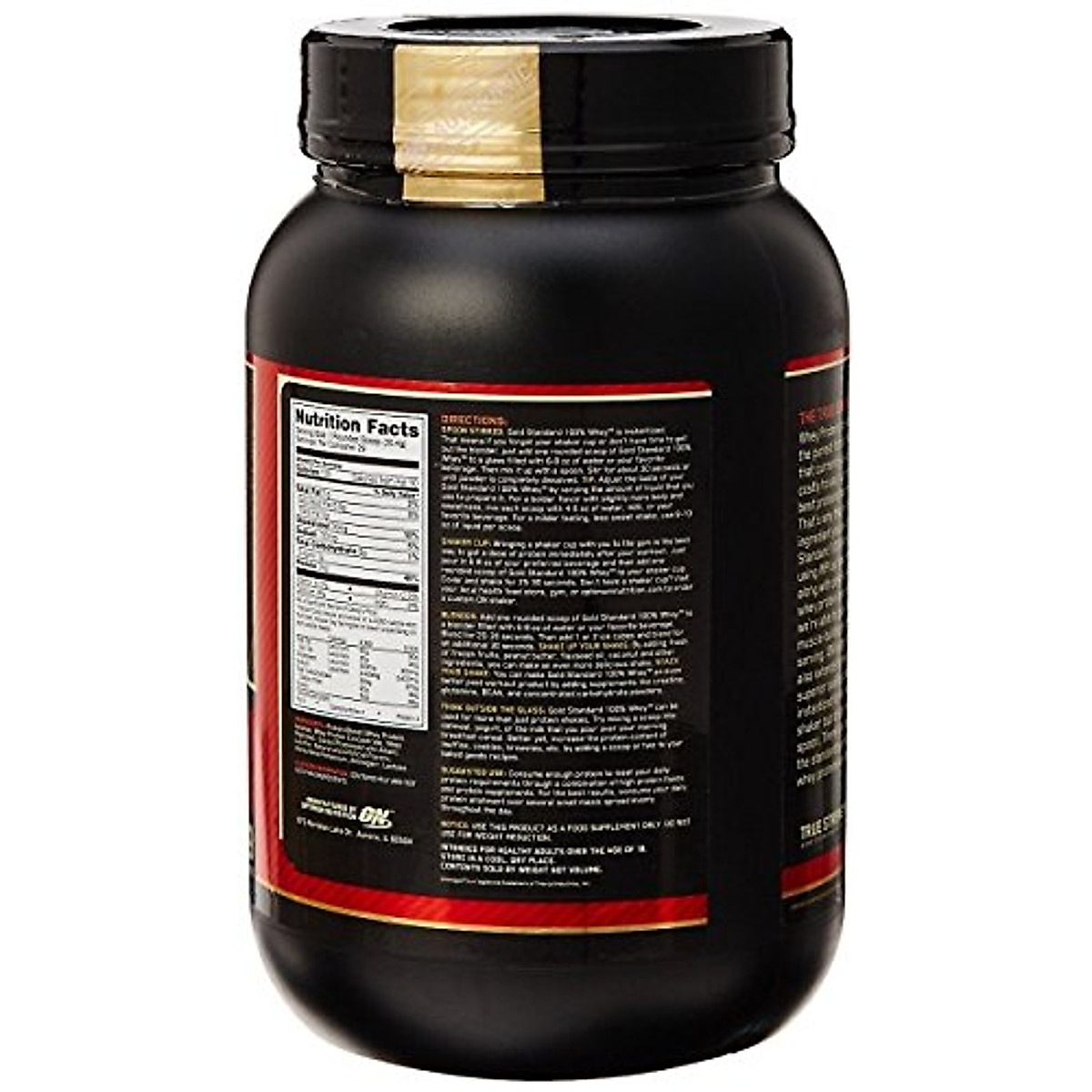 Optimum Nutrition 100% Gold Standard Whey Protein Double Rich Chocolate 2lb