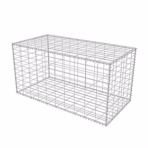 loibinfen Fence Panel Outdoor Privacy Fence Screen Gabion Basket for Retaining Wall Block Gabion Cages Outdoor Decorative Fences Fencing for Yard, Silver Galvanized Steel 39.4"x19.7"x19.7"