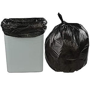 Ramddy 5 Gallon Trash Bags, Black Waste Bin Liners for Home, Office (150 Counts/6 Rolls)