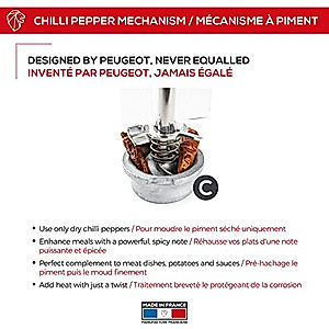 Peugeot Oleron Chili Mill, 5.5-Inch, Natural (28398)