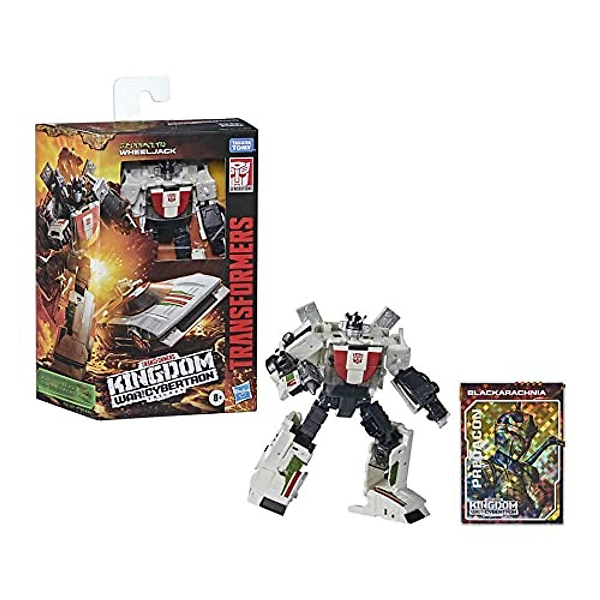 Transformers Toys Generations War for Cybertron: Kingdom Deluxe WFC-K24 Wheeljack Action Figure - Kids Ages 8 and Up, 5.5-inch