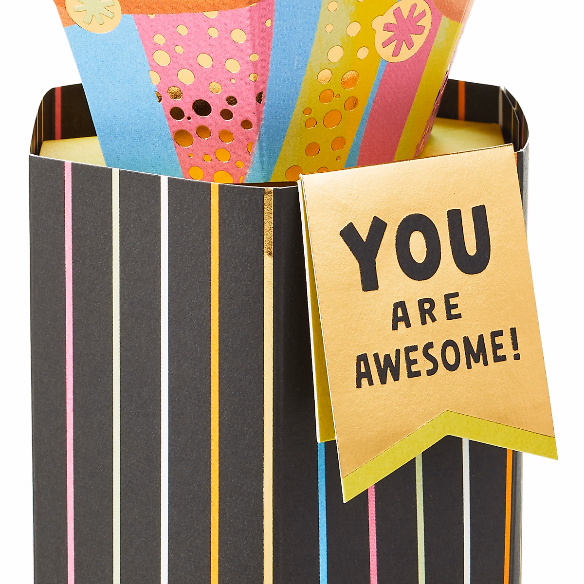 Hallmark Paper Wonder Shoebox Pop Up Card (Holy Crap, You are Awesome) for Birthday, Congratulations, Graduation, All Occasion