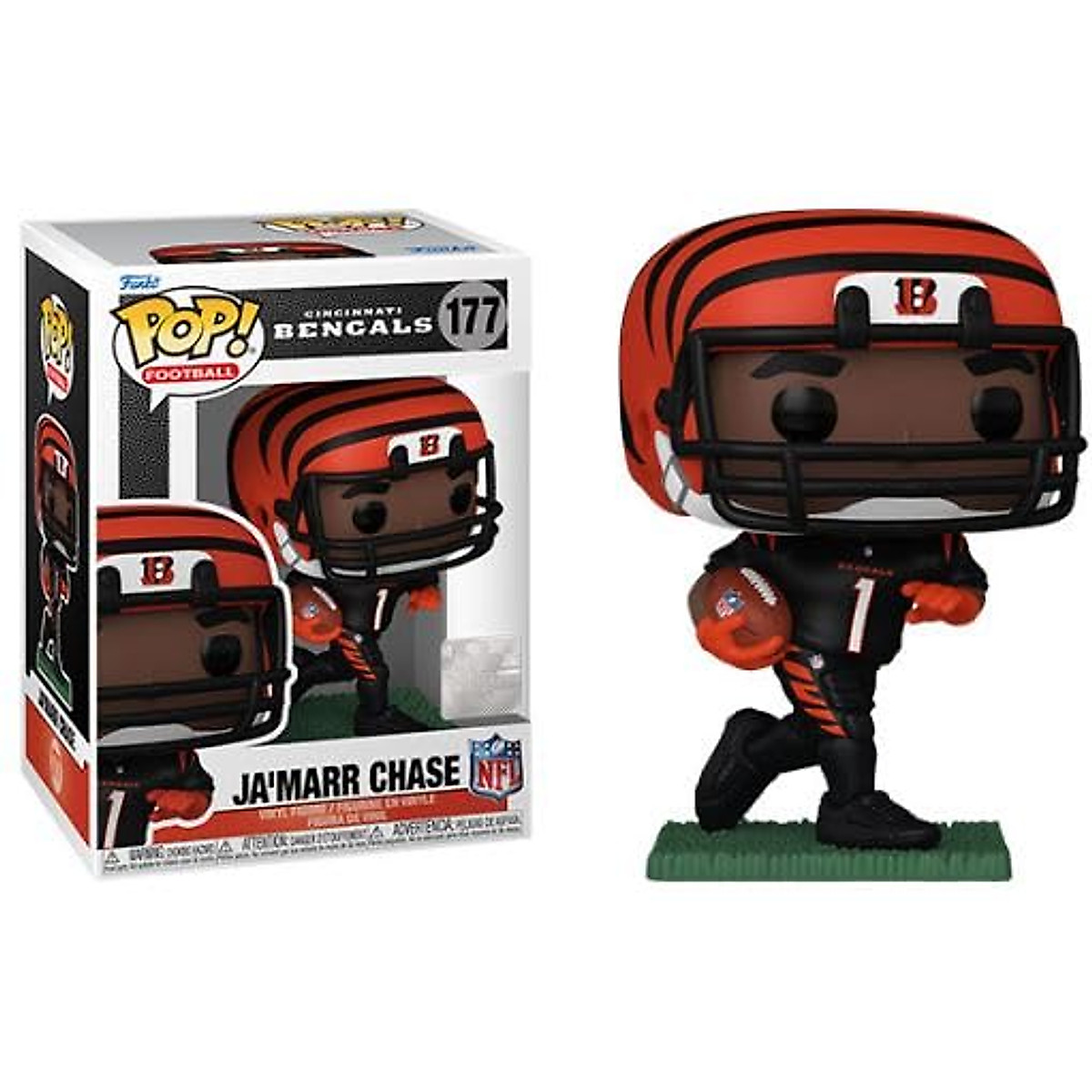 Ja'Marr Chase/Joe Burrow (Cincinnati Bengals) NFL Funko Pop! Combo (2)