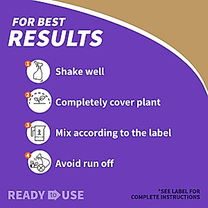 Bonide Captain Jack's Neem Oil, 16 oz Ready-to-Use Spray, Multi-Purpose Fungicide, Insecticide and Miticide for Organic Gardening