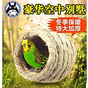 Pet Bird Bird House Bird Nest Parakeet Budgie Cockatiel Finch Sparrows Breeding Nesting Bird Aviary Cage Box Anti-Pecking Bite