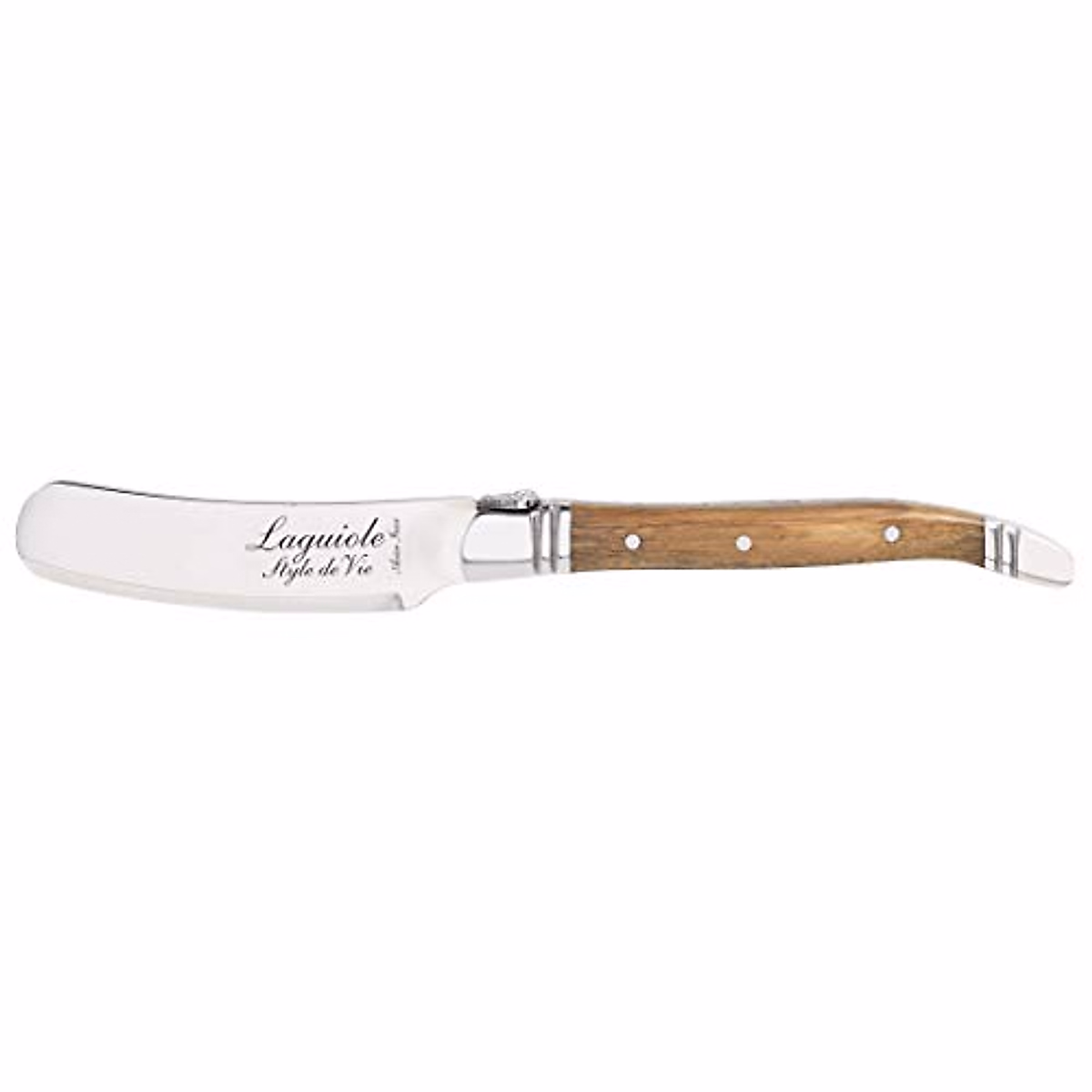 Laguiole Style de Vie Butter knives Luxury Line, set of 4, olive wood