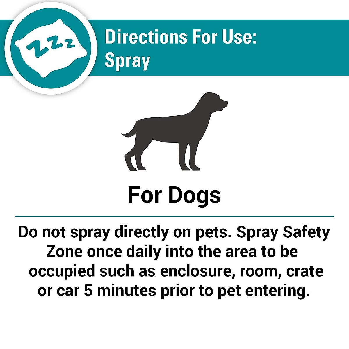 Vet Classics Safety Zone Calming Spray for Dogs with Anxiety – Herbal Anxiety Calming Spray – Dog Calming Spray for Nervousness, Grooming, Fireworks, New Environments – 8 Fl. Oz.