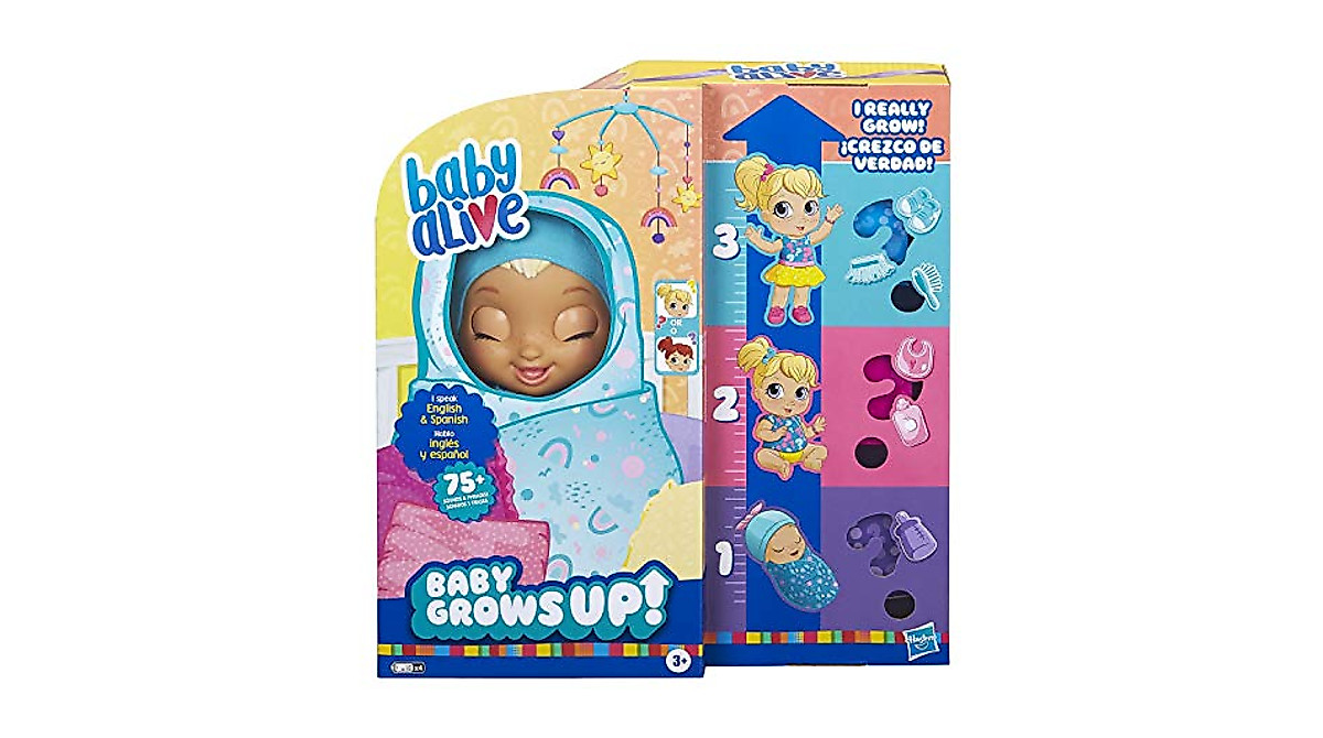 Baby Alive Baby Grows Up Doll - Interactive Growing Baby with Accessories