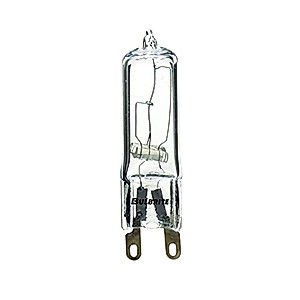 Bulbrite Q40G9CL 120-Volt Halogen JC Type Line Voltage G9 Flat Pin Bulb, 40-Watt - Halogen T4