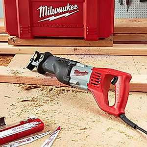 Milwaukee 6519-31 12 Amp Corded 3000 Strokes Per Minute Reciprocating Sawzall w/ Variable Speed Trigger