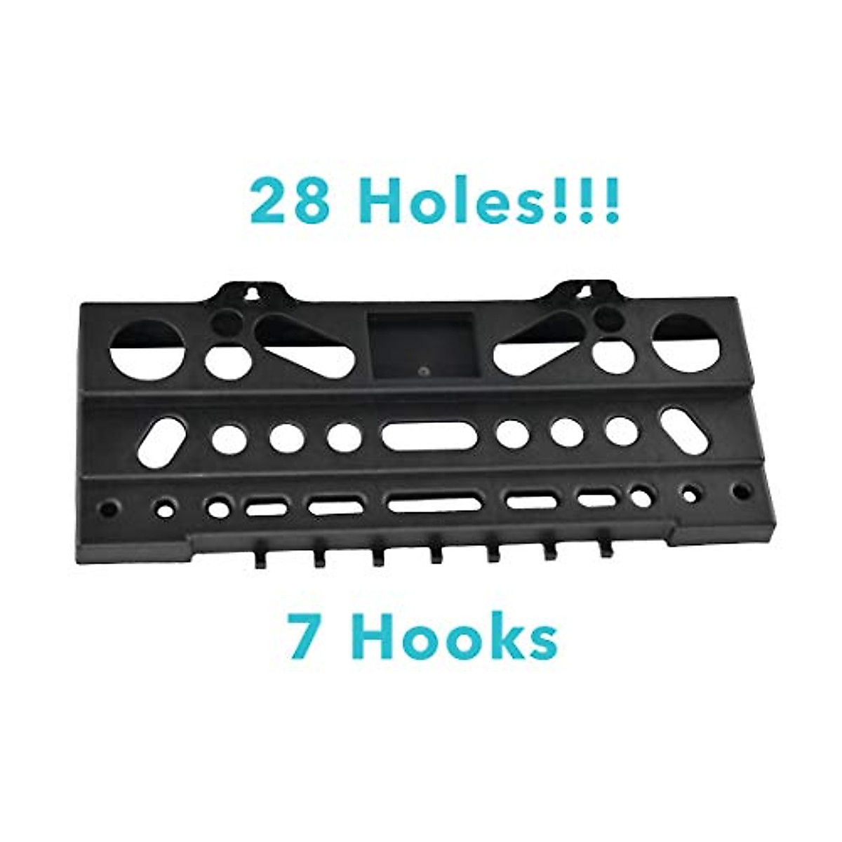 Home-X - Wall Mount Multi Tool Storage Organizer Rack | Perfect for Garage, Shop or Shed