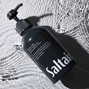 Saltair Body Wash, Black Tide 2-Pack. Moisturizing Body Cleanser with Monoi Oil and Cupuacu Butter. Luxury Shower Gel for Women and Men. Vegan, Cruelty-Free, Paraben-Free. 2x 17oz Pump Bottles